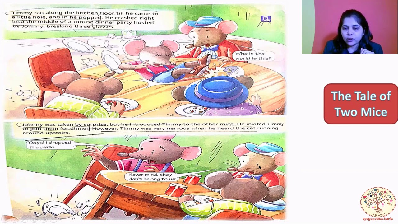 CLASS-3|| ENGLISH || LESSON-1 ||THE TALE OF TWO MICE || READING ...