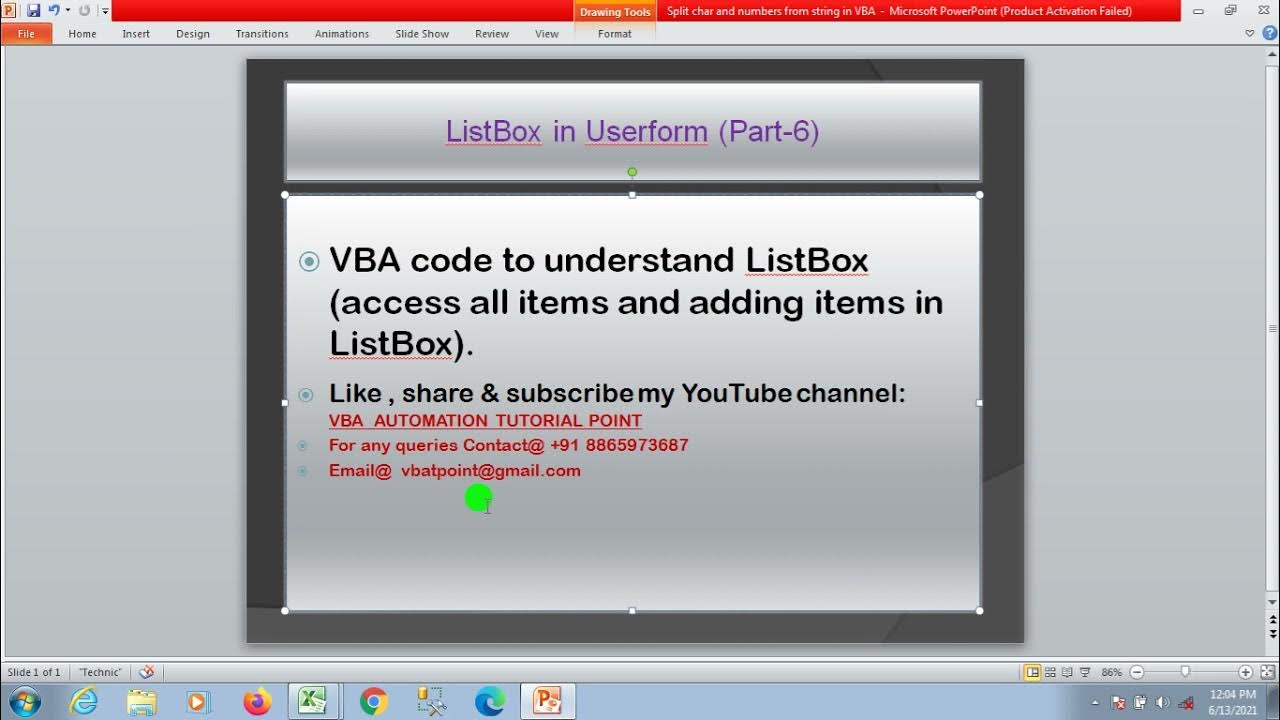 ListBox in Userform in Excel VBA (Part 6) - YouTube