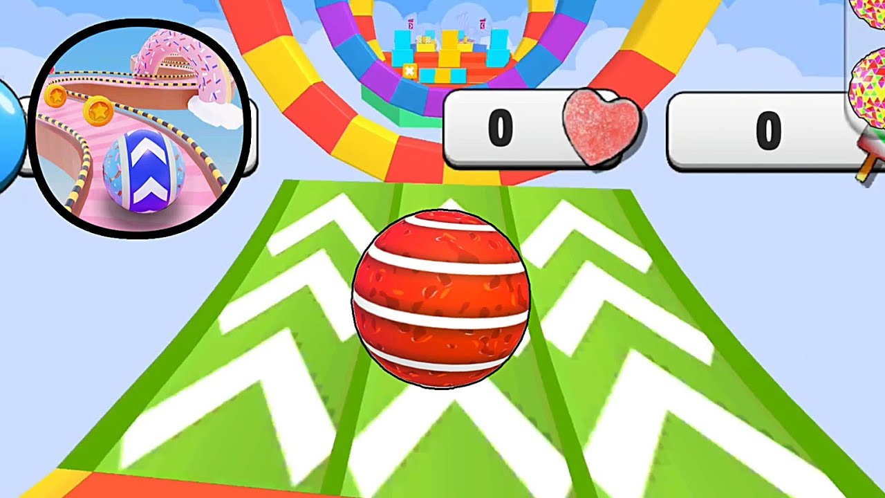 CANDY BALL RUN Landscape Gameplay Android iOS Game 6 - YouTube