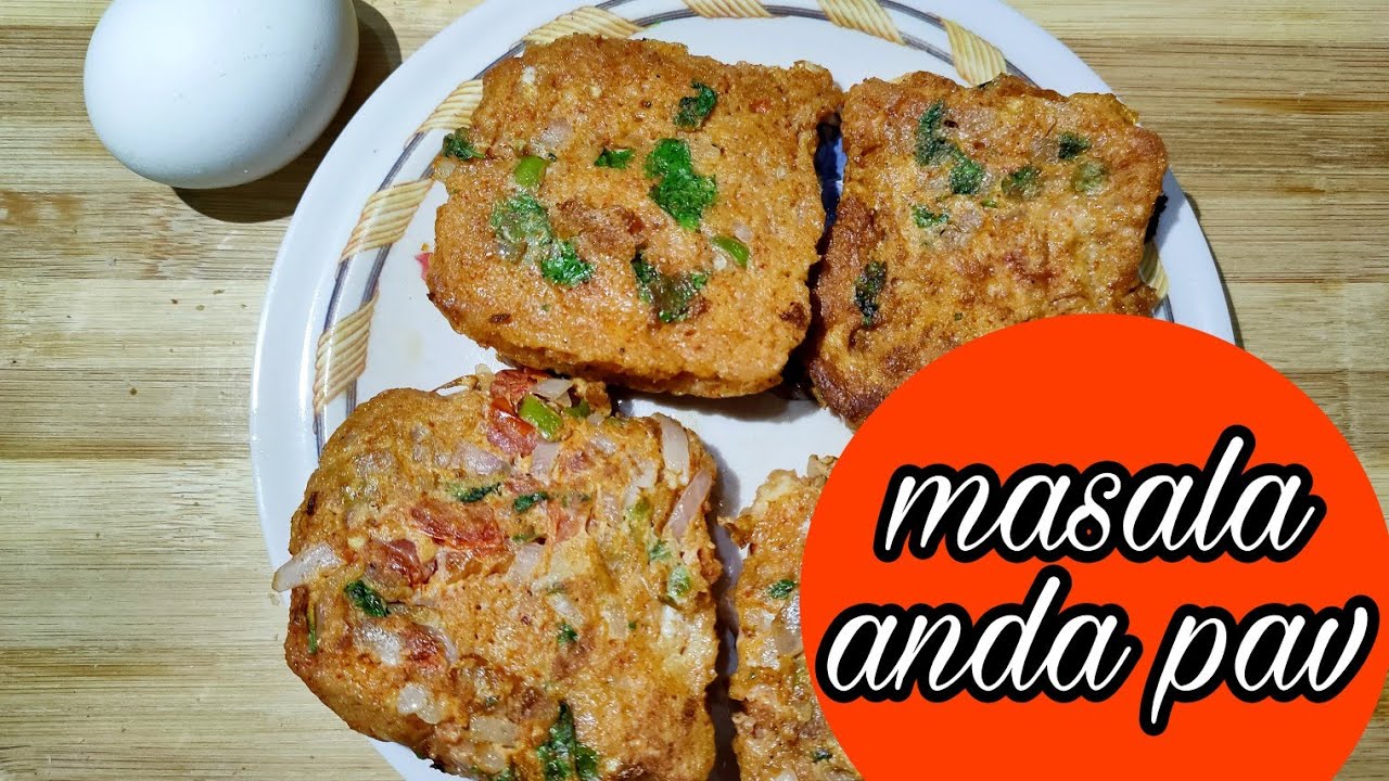 masala anda pav | anda pav | egg sandwich | stuffed omlete | anda pav ...