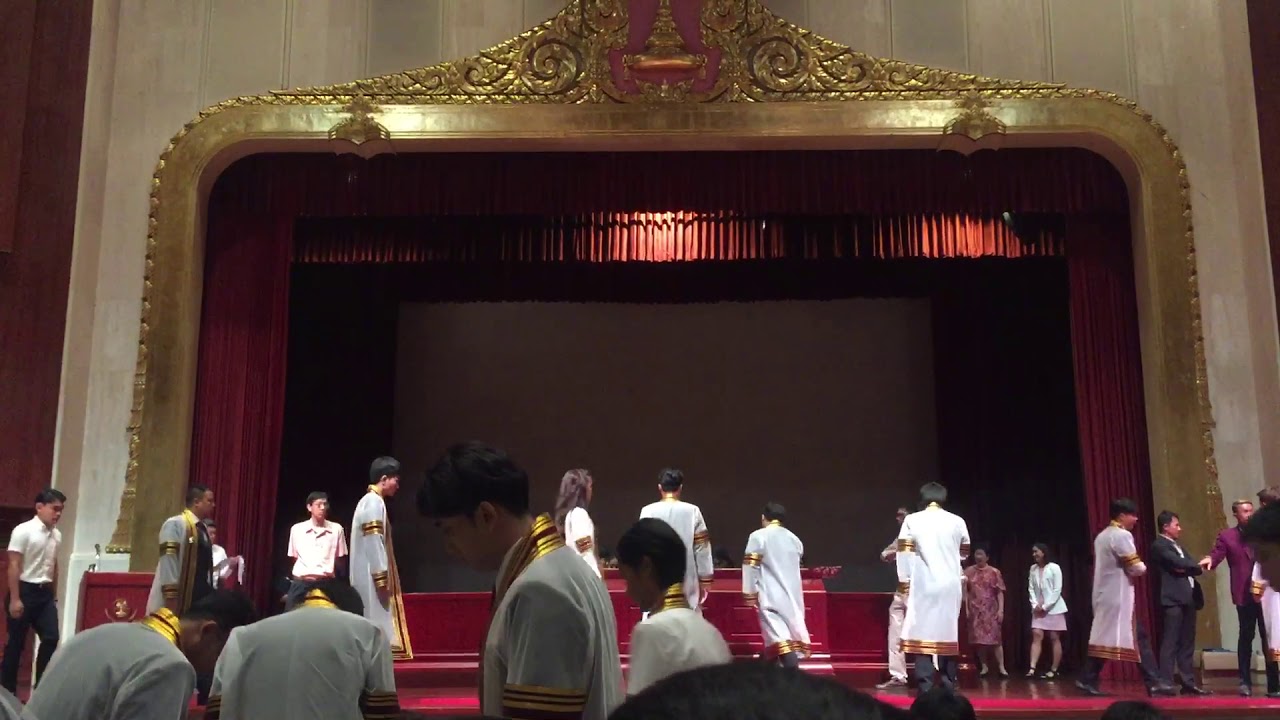 Graduation rehearsal in Chula - YouTube