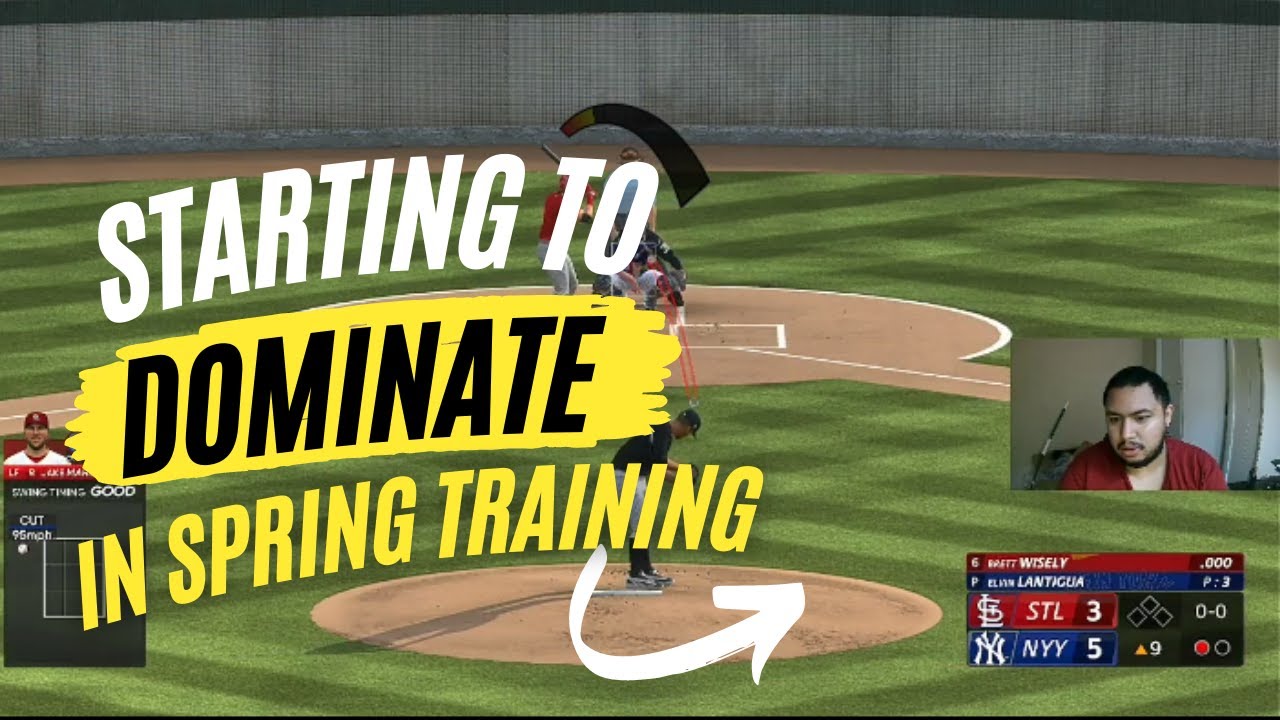 Taking over spring training MLB The Show Road to the Show Ep. 30 - YouTube
