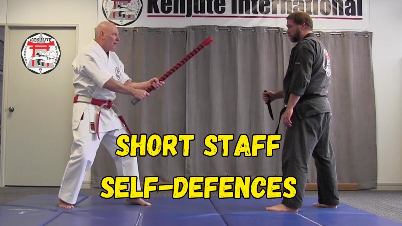 11 "Short Staff" Self-Defences (Kenjute - Joe Foster) - YouTube