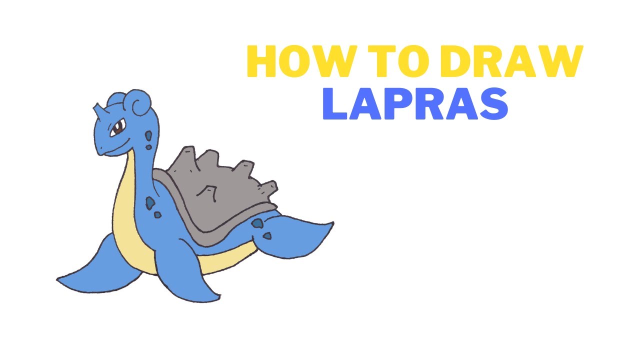 How to draw Lapras |Pokemon - YouTube