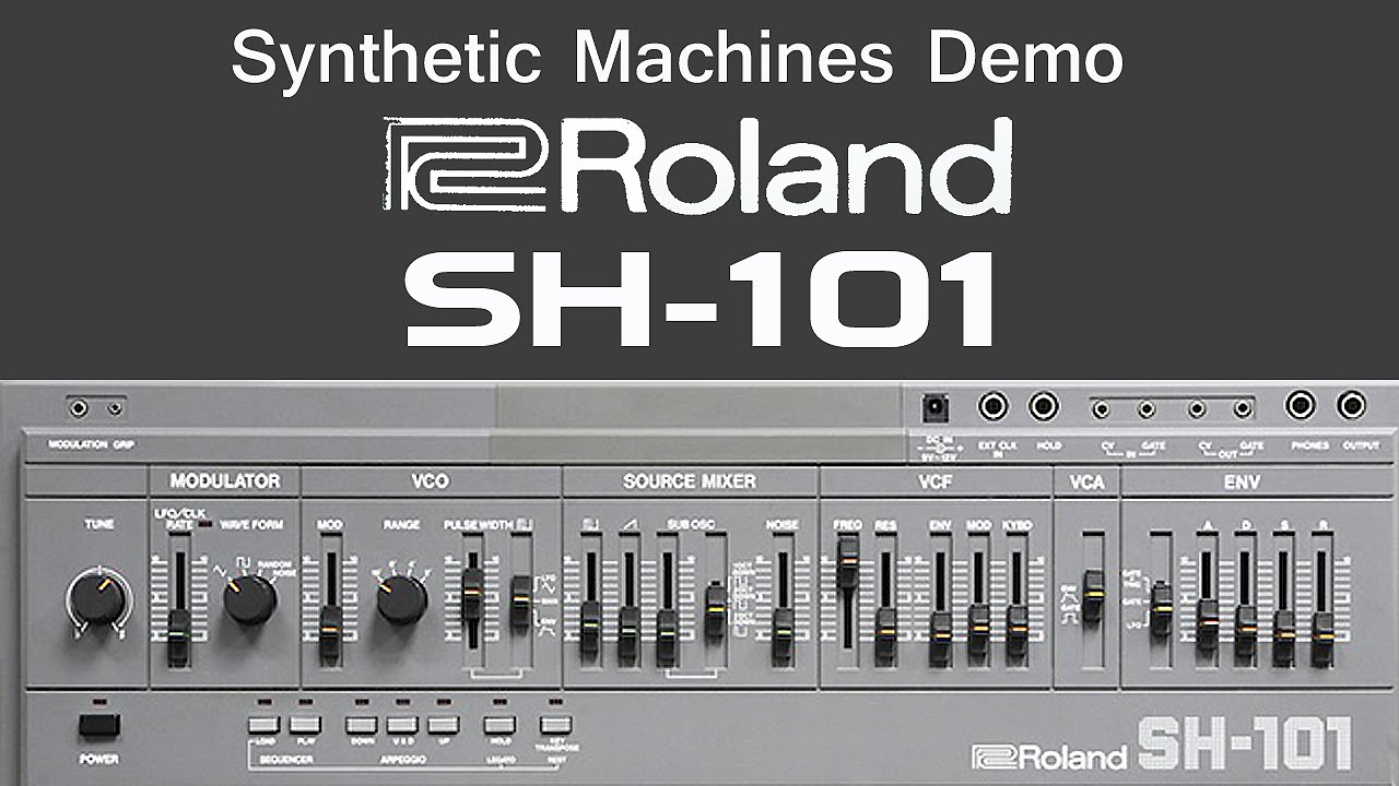 Roland SH 101 - YouTube