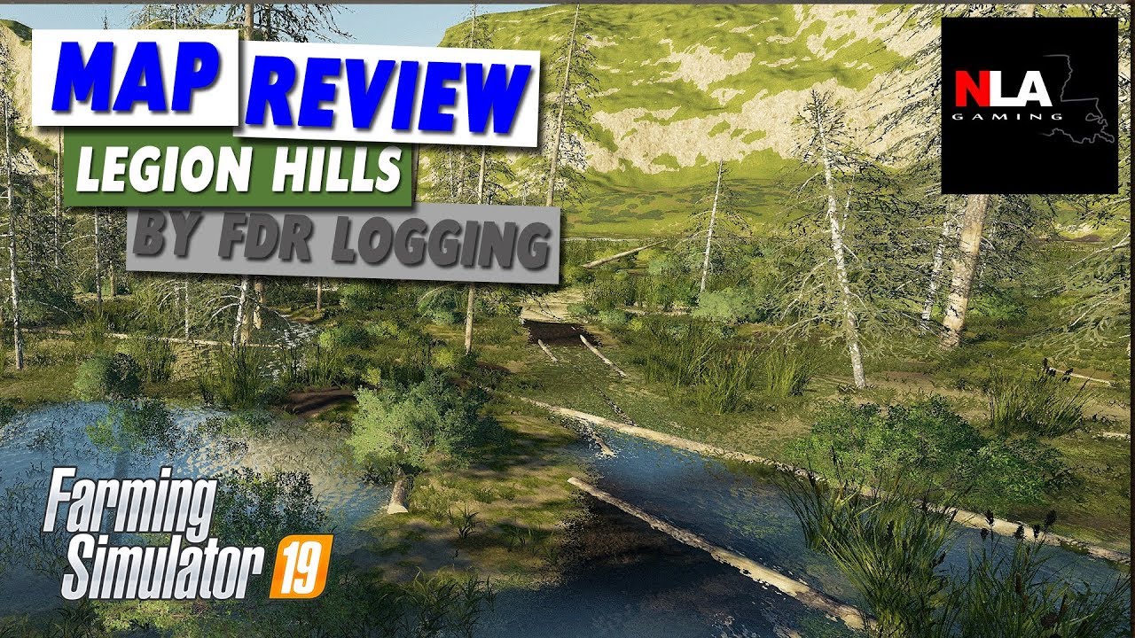 Farming Simulator 19 - Map Review - Legion Hills - YouTube