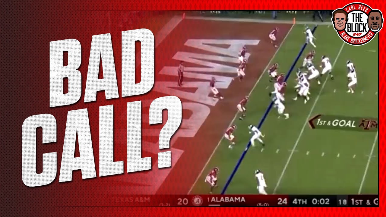 What to make of the FINAL PLAY by Texas A&M vs Alabama | The Block ...