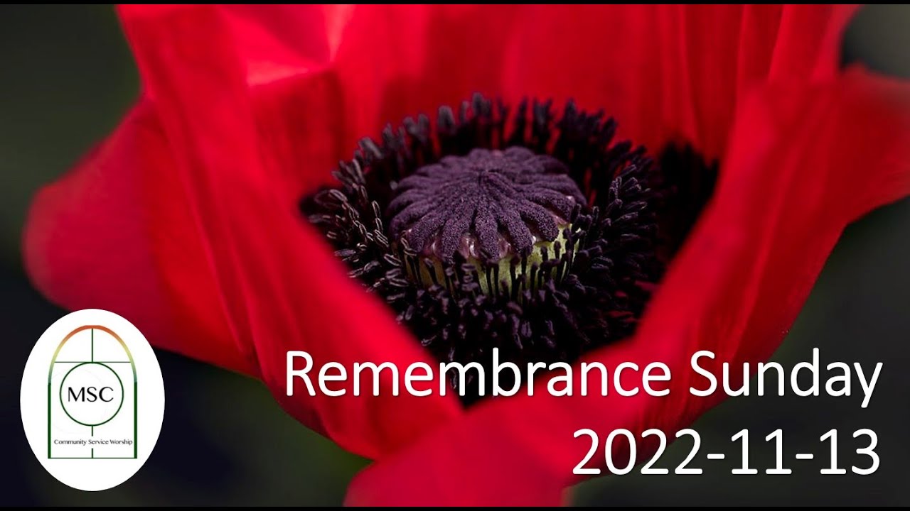 Remembrance Sunday Morning Service 2022-11-13 - YouTube