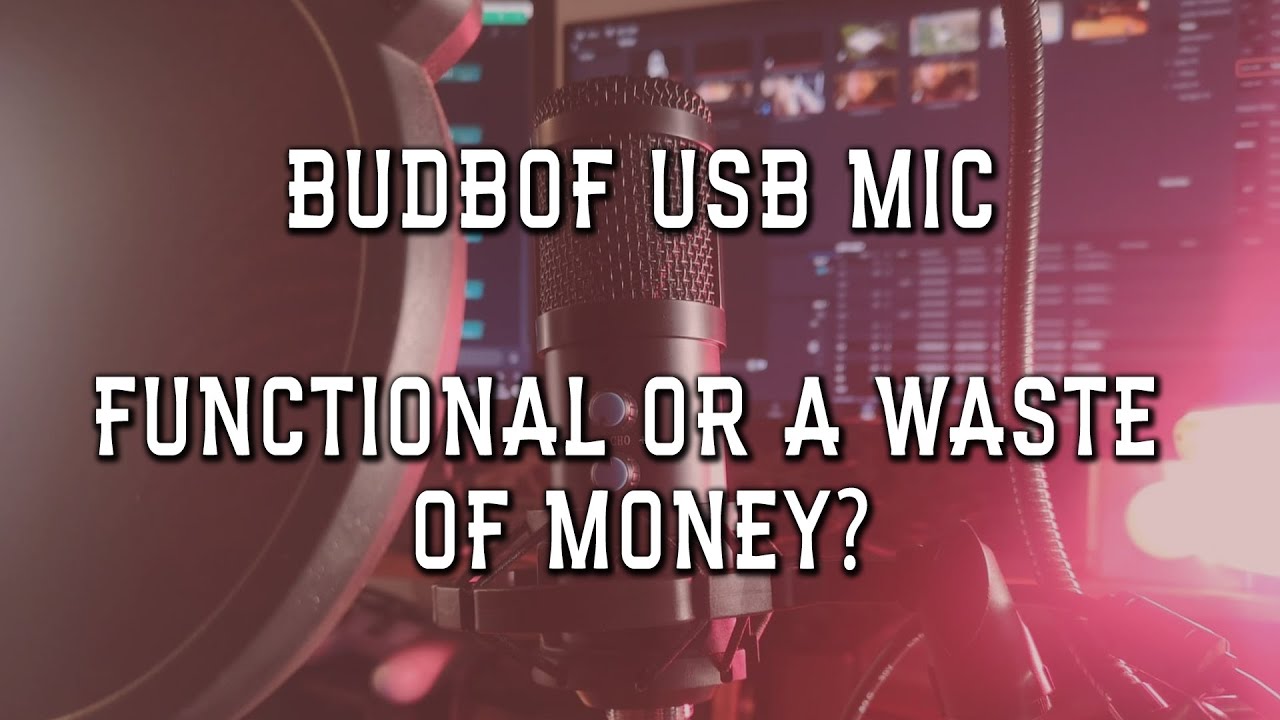 Buddof USB Mic - Cheap USB mic - How does it sound? Tested with poetry ...