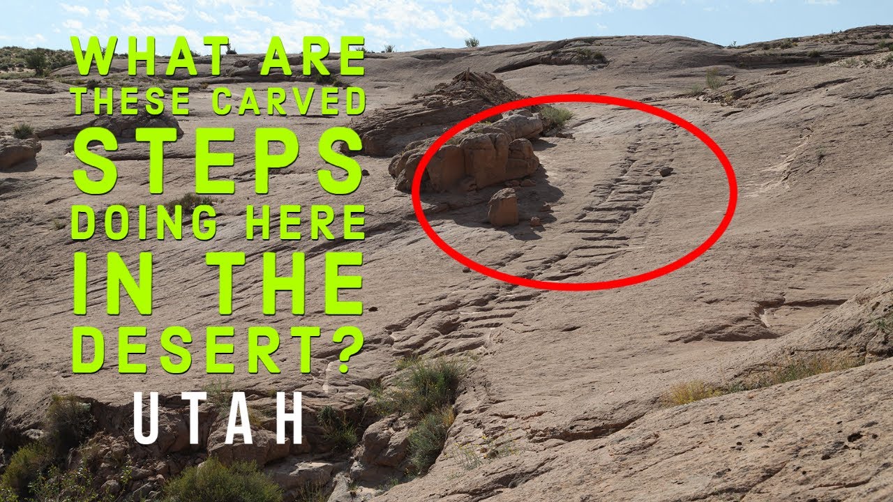 What Are These Carved Steps Doing In The Desert? - YouTube