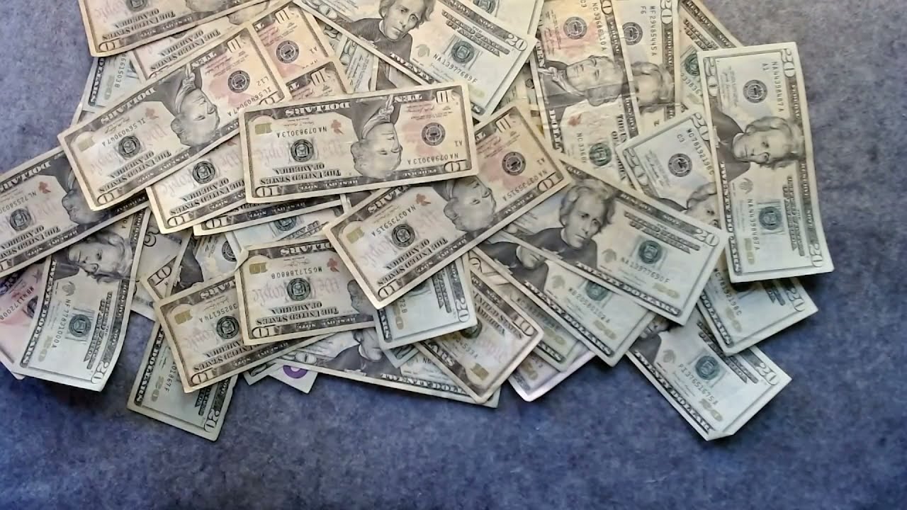 Counting $5,000 in $100s, $50s, $20s, $10s, and $5s (really really fast ...