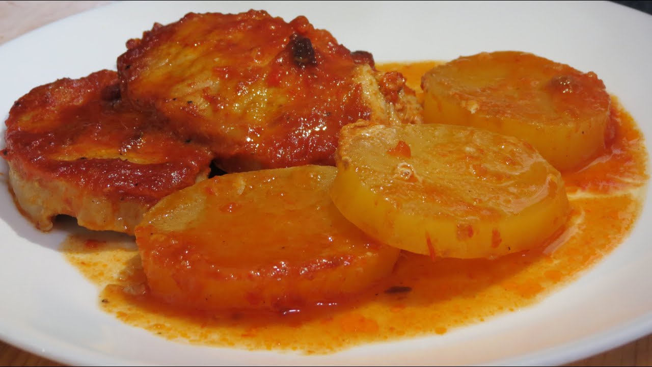 Une recette simple de filet de porc et pommes de terre avec une ...