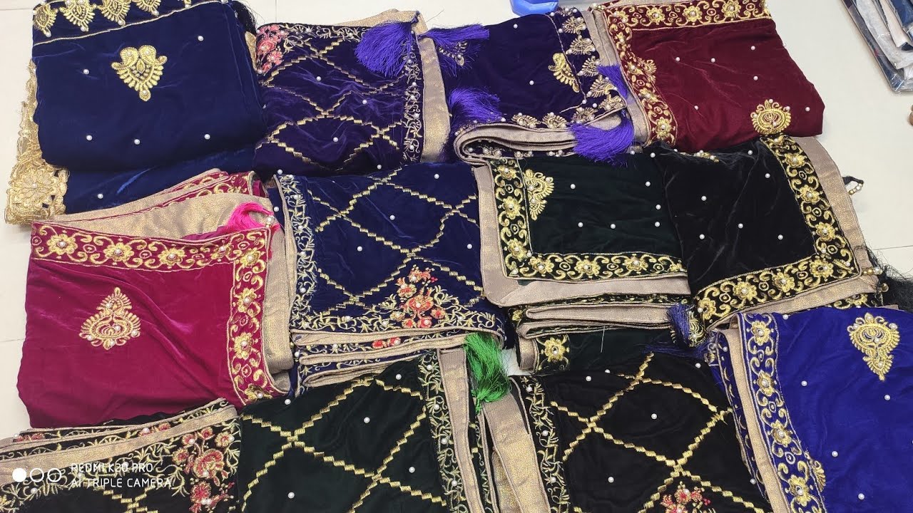 Pakistani velvet shawls Price|| এই শীতে সবার পছন্দের পাকিস্তানি ভেলভেট ...