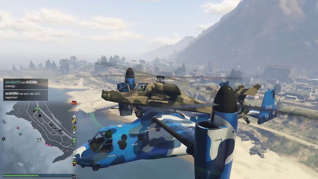 GTA V Online FH1 Hunter vs Avenger - YouTube