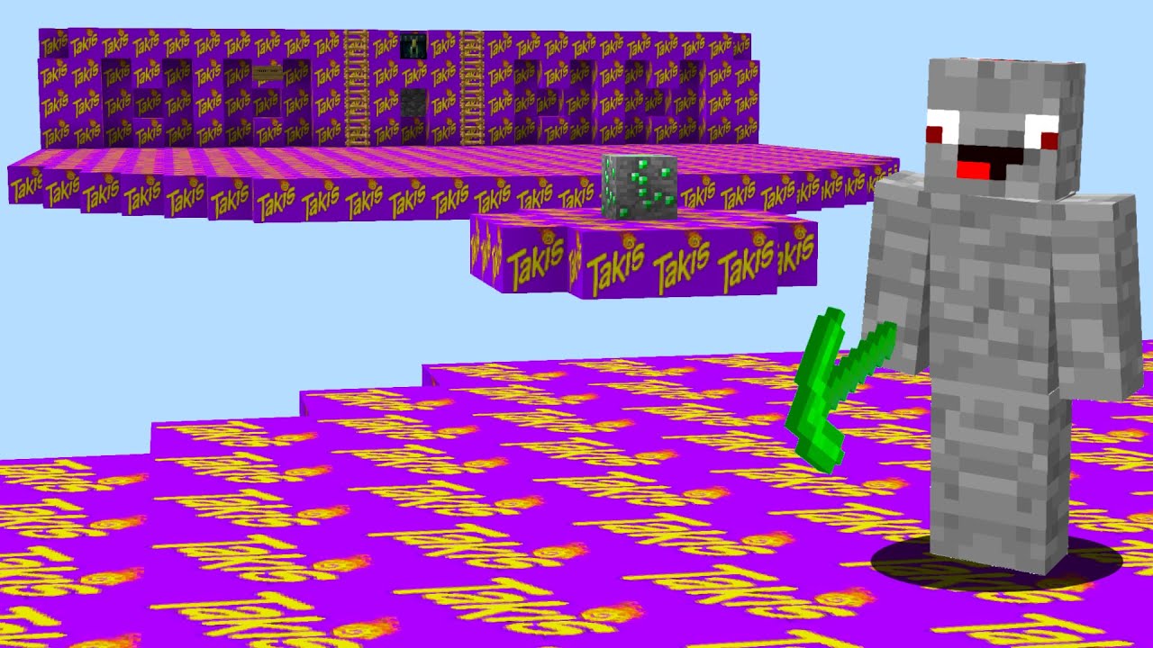 die ganze Insel besteht aus Takis Lucky Blöcke.. Minecraft LUCKY BLOCK ...