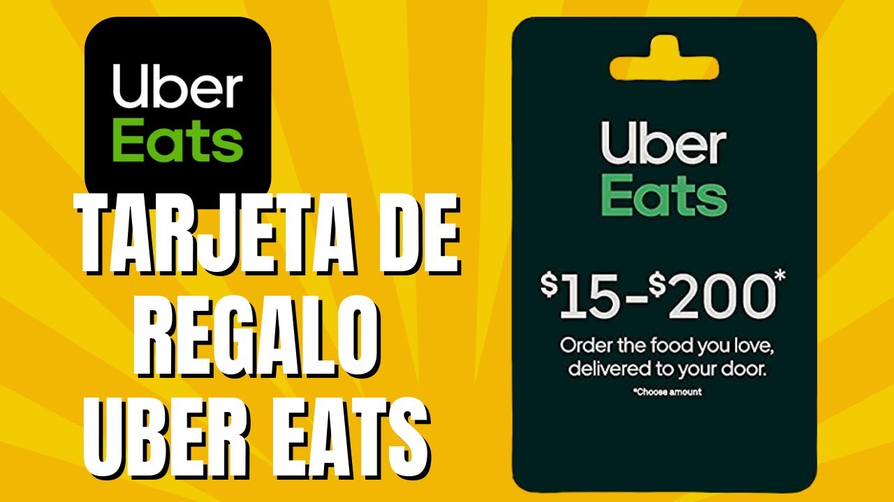 Cómo COMPRAR Una Tarjeta De Regalo UBER EATS - YouTube