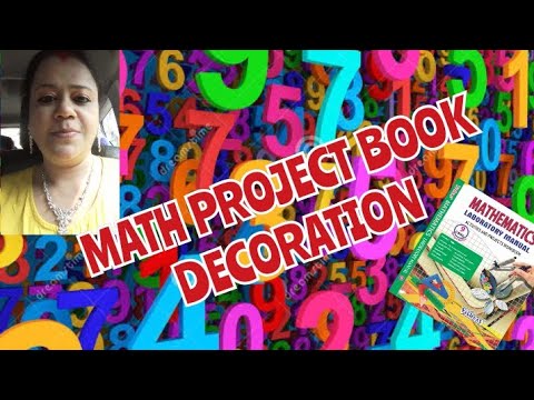 Math Project Book Decoration | Artwork Idea For School Students - YouTube