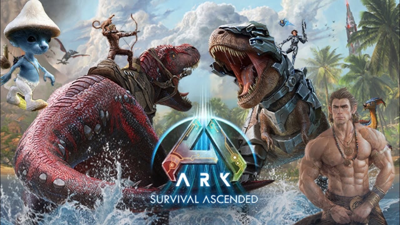 Moving Bases And Scary Brachiosaurus - Ark Survival Ascended - YouTube