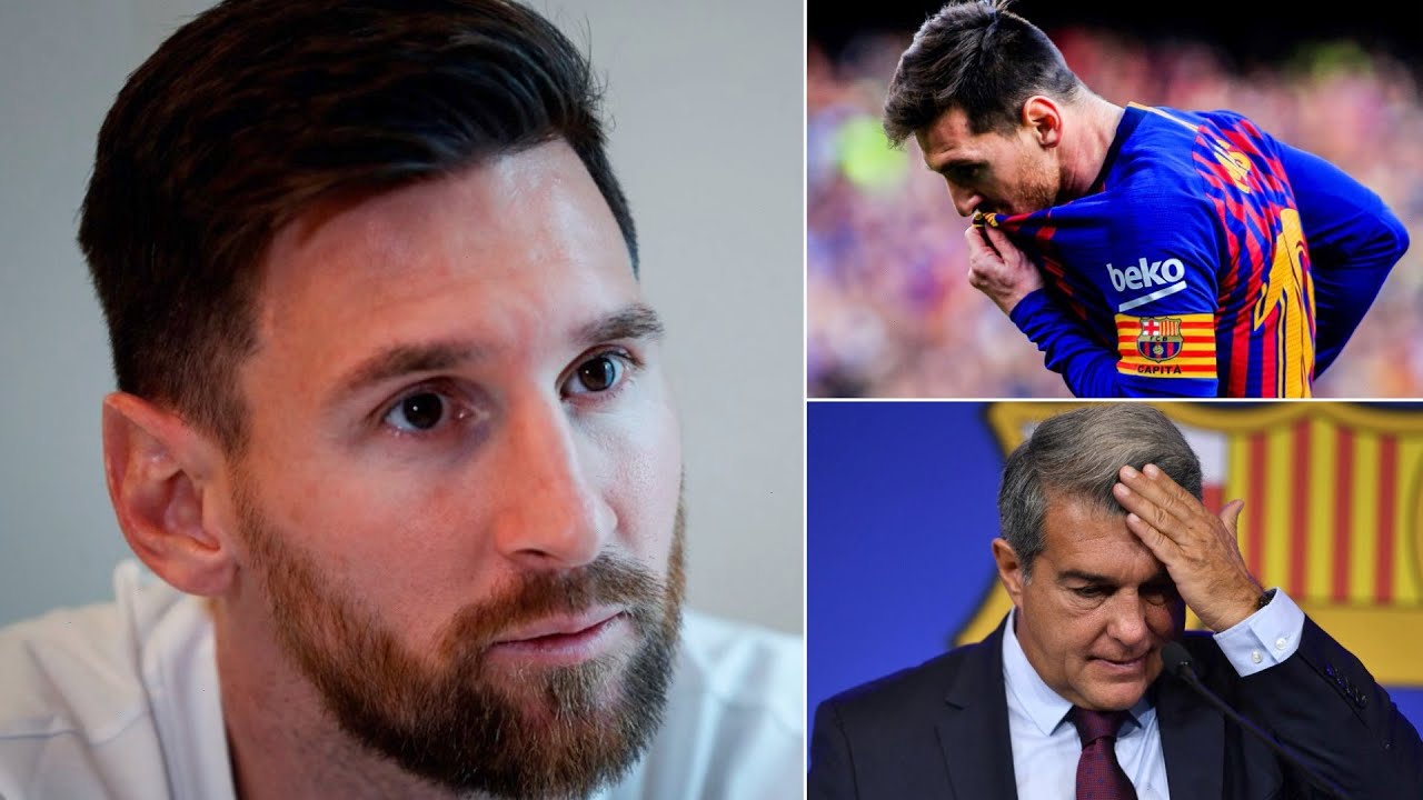 Lionel Messi wants to RETURN to Barcelona but hits out at Joan Laporta ...