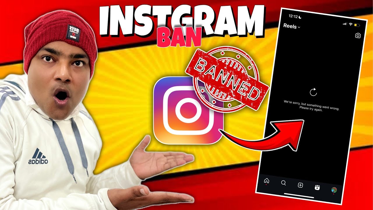 INSTAGRAM BANNED 🚫😭 | INSTGRAM NETWORK PROBLEM 😱 | BAN INSTAGRAM - YouTube