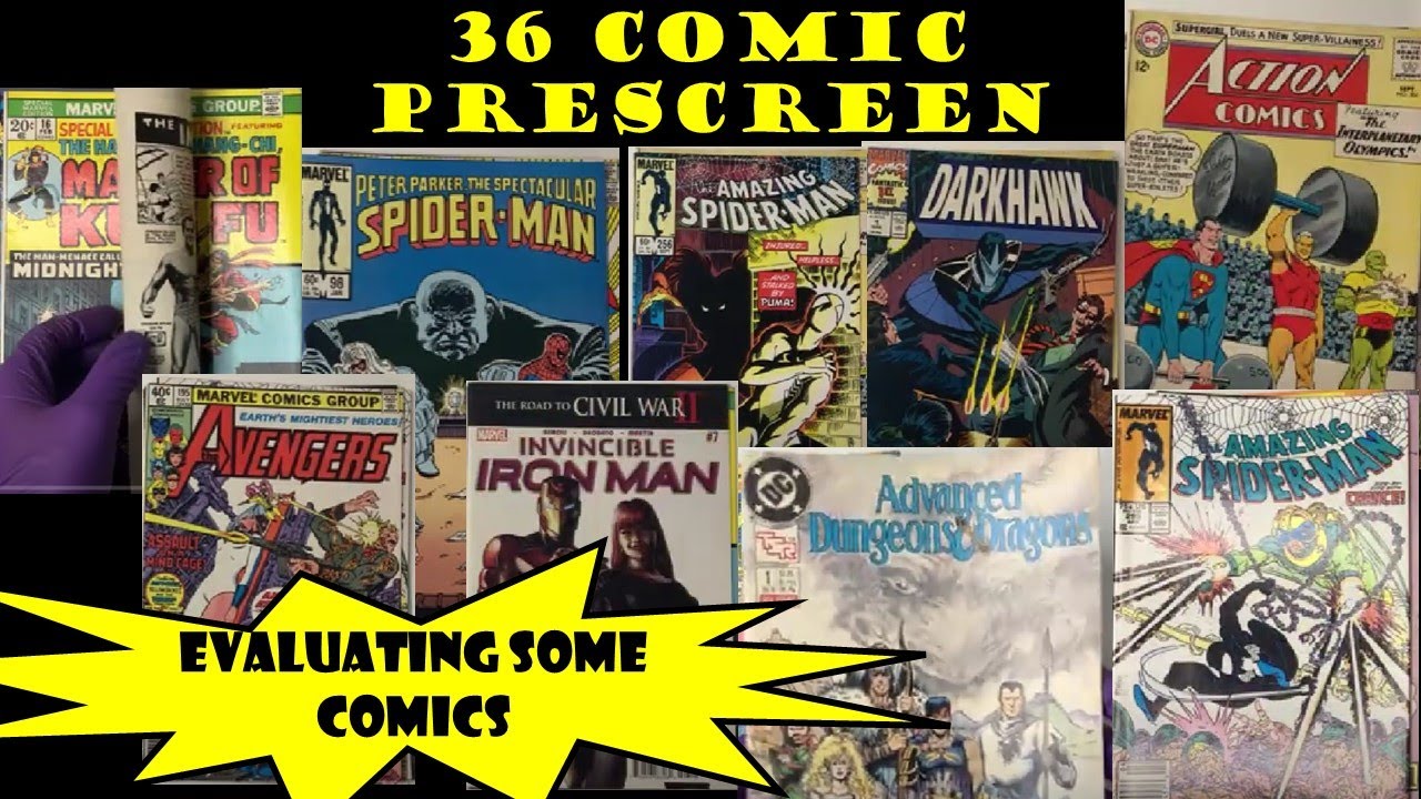 36 comic book prescreen - Press and submit to CGC for grading? Or skip ...