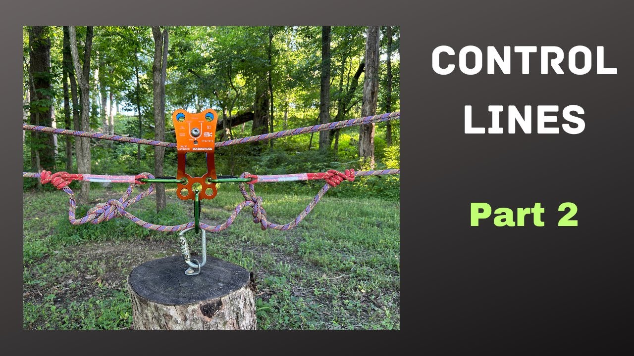 How to create a Rope Highline: moving the carriage - YouTube