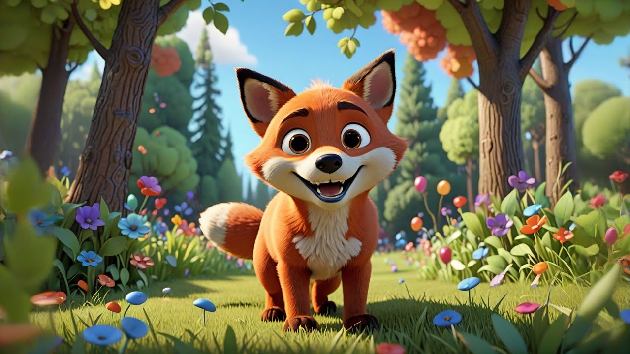 The Funny Fox’s Forest Fun 🦊🎉 | Fun Kids Song | Animal Adventure ...