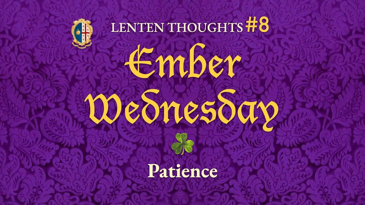 8-Lenten Thoughts: Wednesday during the First Week of Lent - YouTube