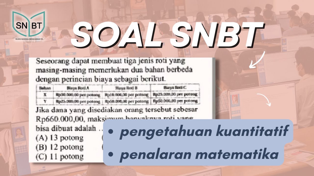 SOAL SNBT PK PM 2023 #019 - YouTube