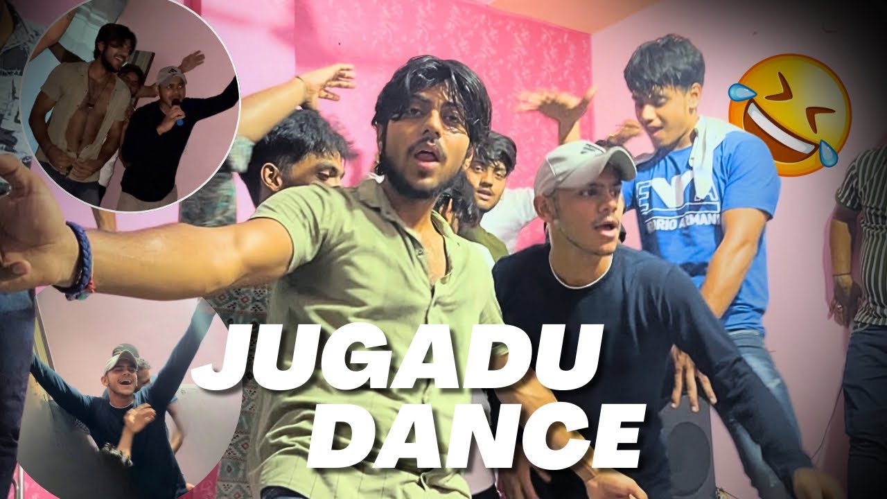 Jugadu dance😂in late night birthday party - YouTube