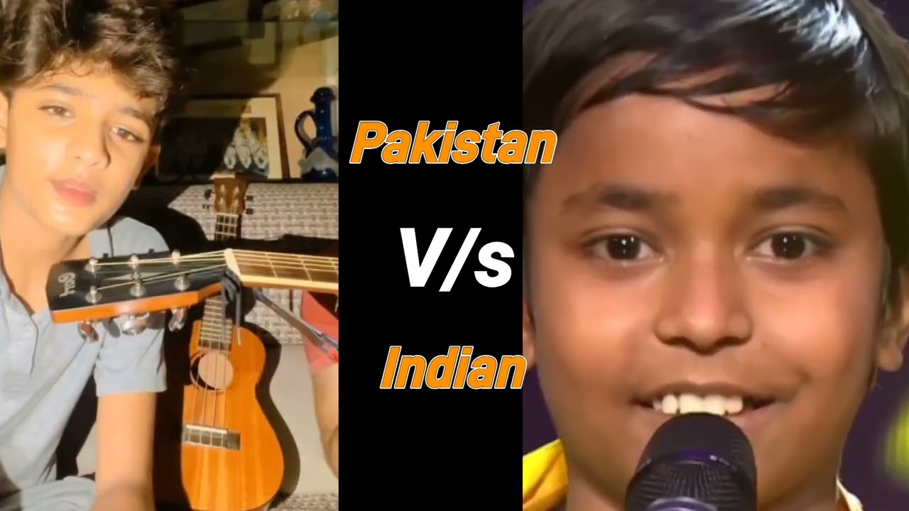 Indian V/s Pakistan little boys Singing Voice #indian #vs #pakistan ...