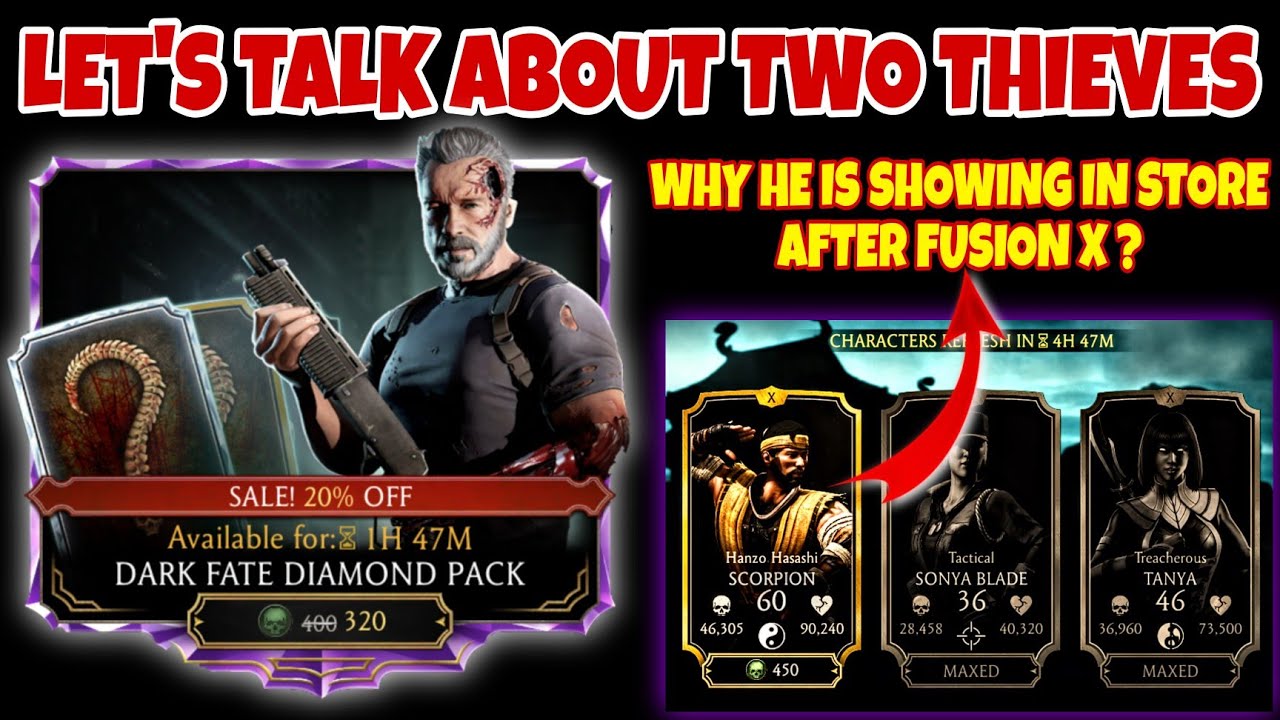 Mk Mobile | Dark Fate Diamond Pack Opening | Terminator Sale Pack ...