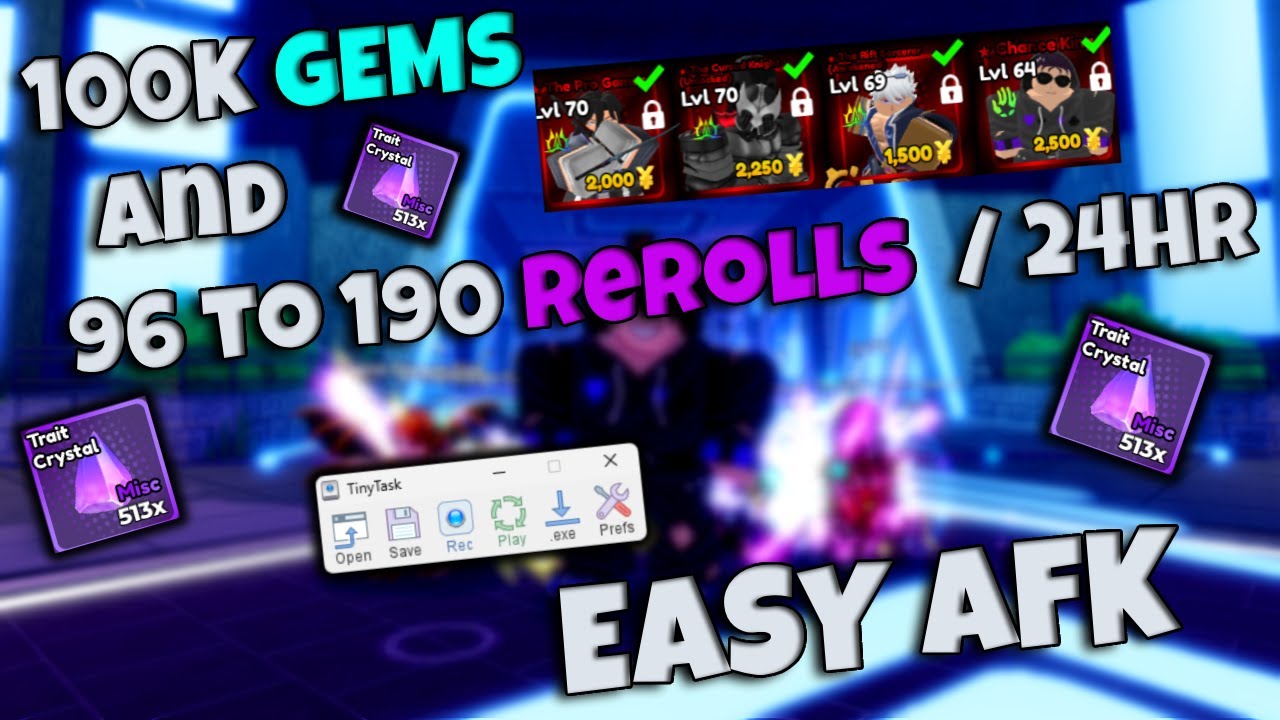 NEW *BEST* Gem and Trait Method IN Update 2 Anime Defenders! - YouTube