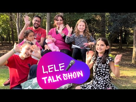 Lele Talk Show 🎤 convidados especiais, a família do canal @nossavidaa6 ...