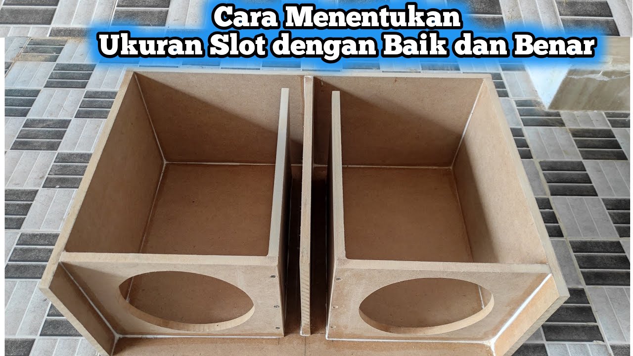 Cara Mengukur atau Menentukan Ukuran Slot / Lubang Angin Box Subwoofer ...