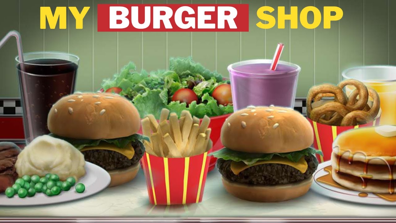 I OPENED BURGER SHOP IN A TOWN || BURGER SHOP SIMULATOR || GAMEPLAY #01 ...