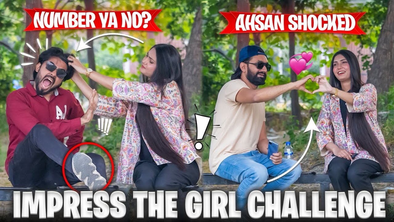 Getting Cute Girl Number 😍 Challeng sohaib Vs AJ Ahsan 💪 - YouTube