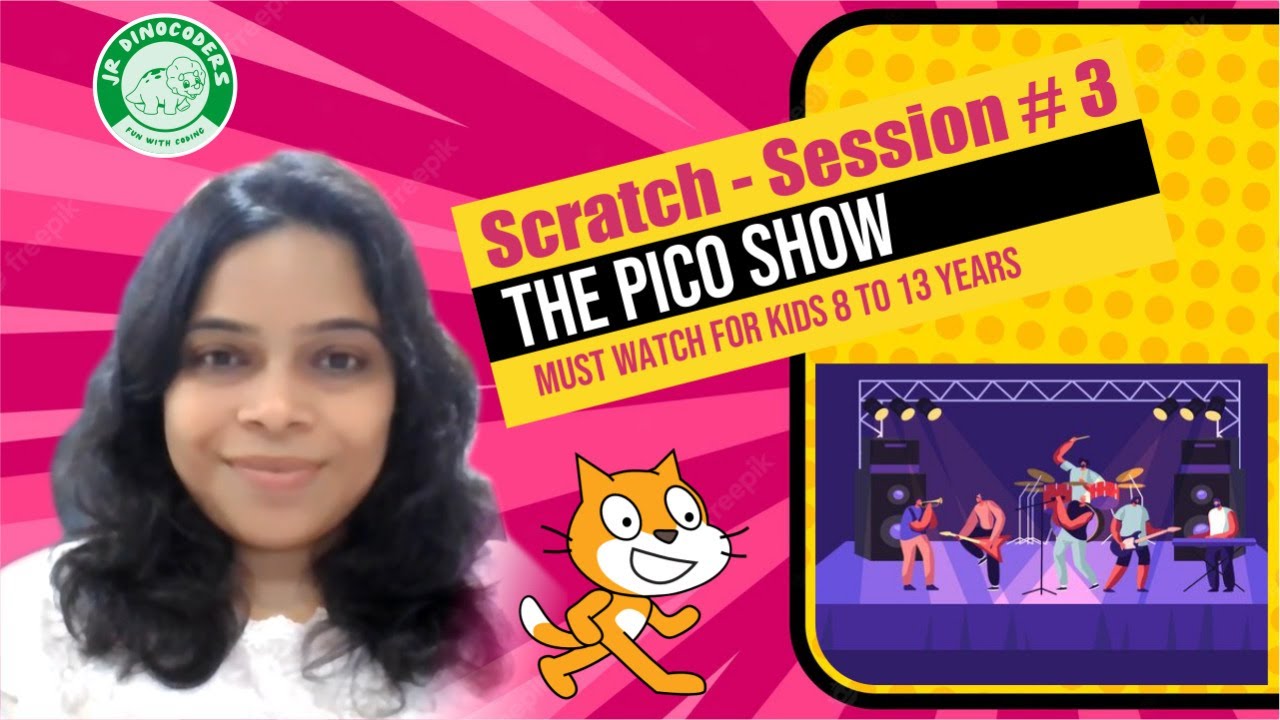 The Pico show in Scratch [Make your character dance] | Session # 3 ...