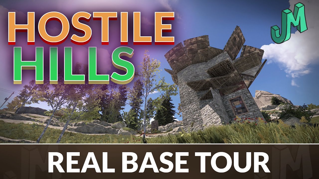 RUST 🛢 Hostile Hills - Real Base Tour 🎮 Prepare for Beta PS4 XBOX - YouTube