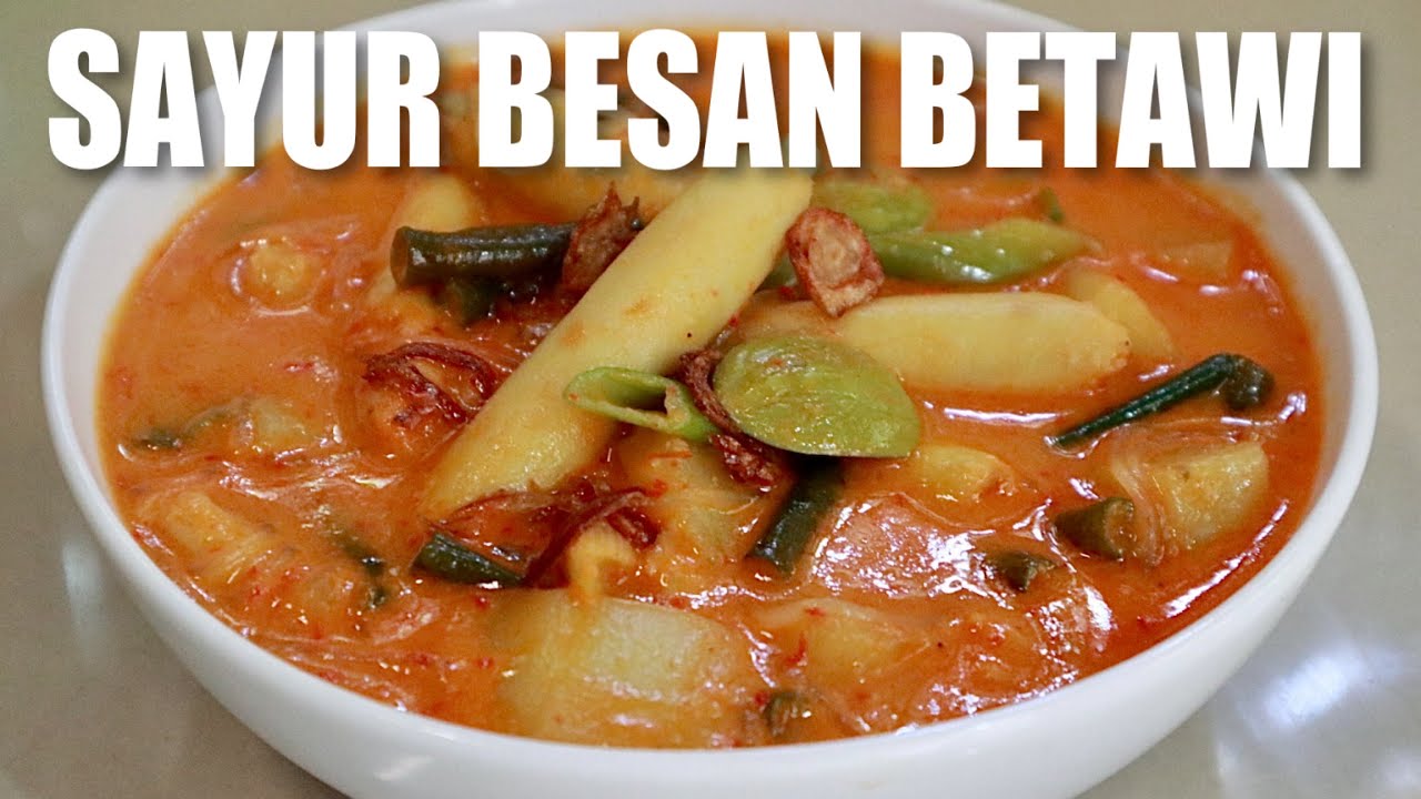 Resep Sayur Besan Terubuk Khas Betawi Asli - YouTube