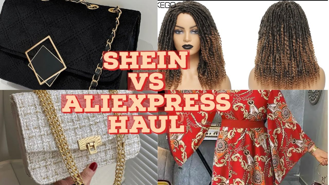 SHEIN vs ALIEXPRESS haul| clothes, hair,bags & more - YouTube