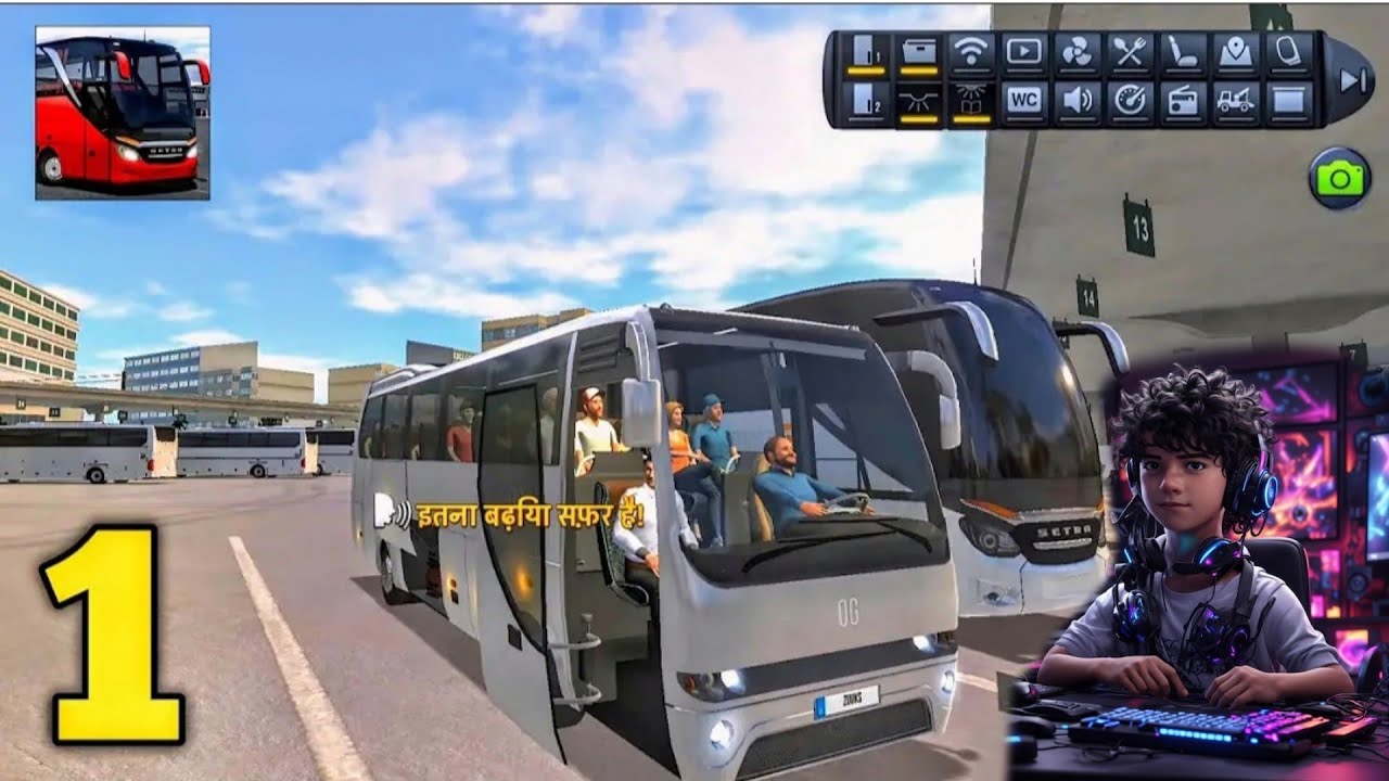 I Play Bus Simulator Ultimate Indian || Mumbai to Kanpur || 800 ₹ Ka ...