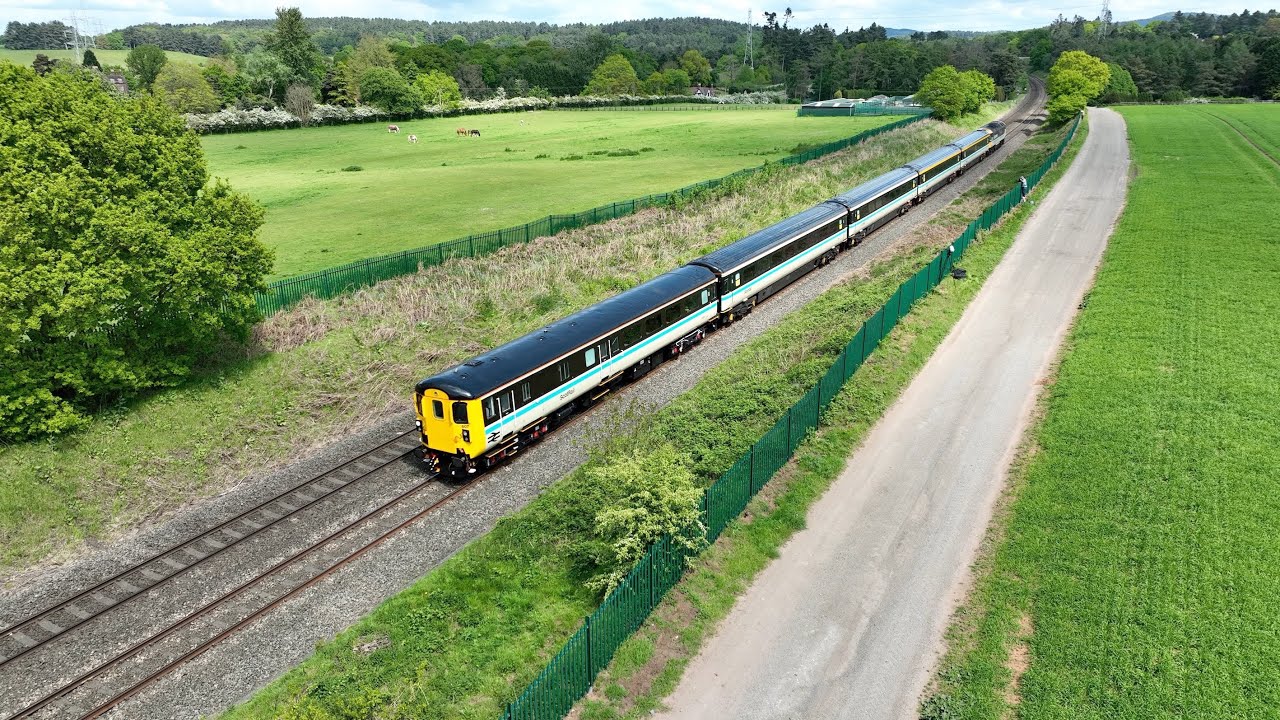 Scotrail push pull set (DBSO No. 607+47712 Lady Diana Spencer) on route ...