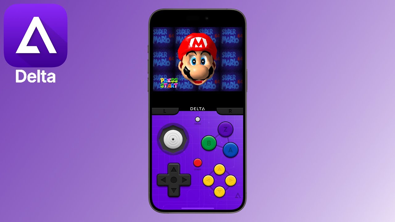 Delta Emulator iOS (N64) - Super Mario 64 | iPhone 15 Pro - YouTube