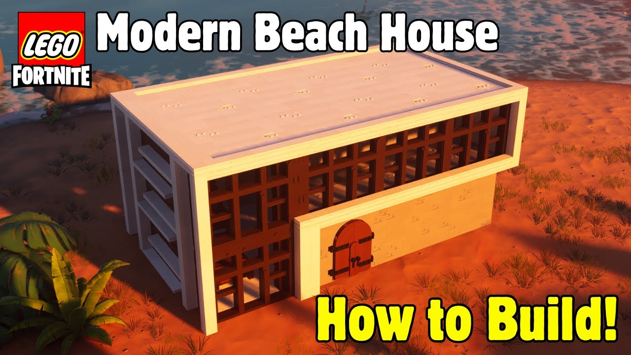 EASY & SIMPLE Modern House Build Tutorial in Lego Fortnite - YouTube