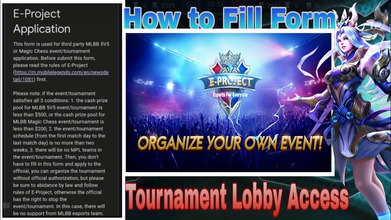 How to Fill Form for Tournament Lobby ? | Unlock All 600 Skins 100 % ...
