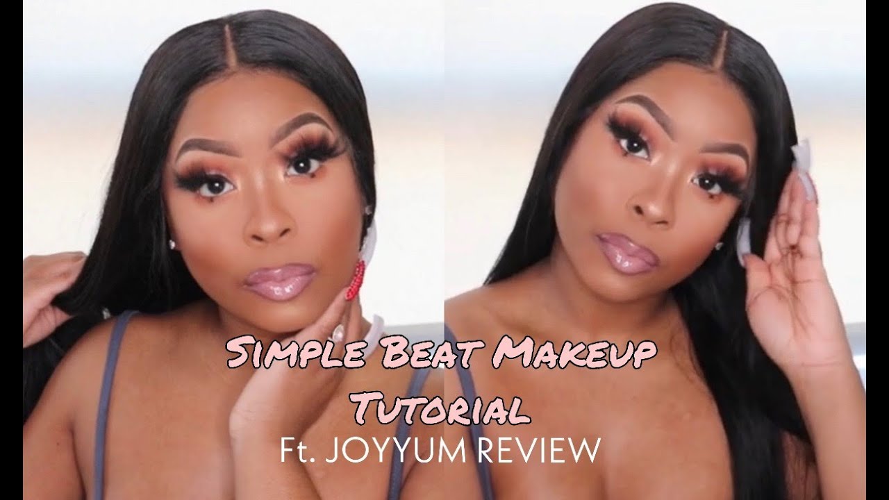Simple Beat Makeup Tutorial Ft. JOYYUM Heat Straightening Brush Review ...