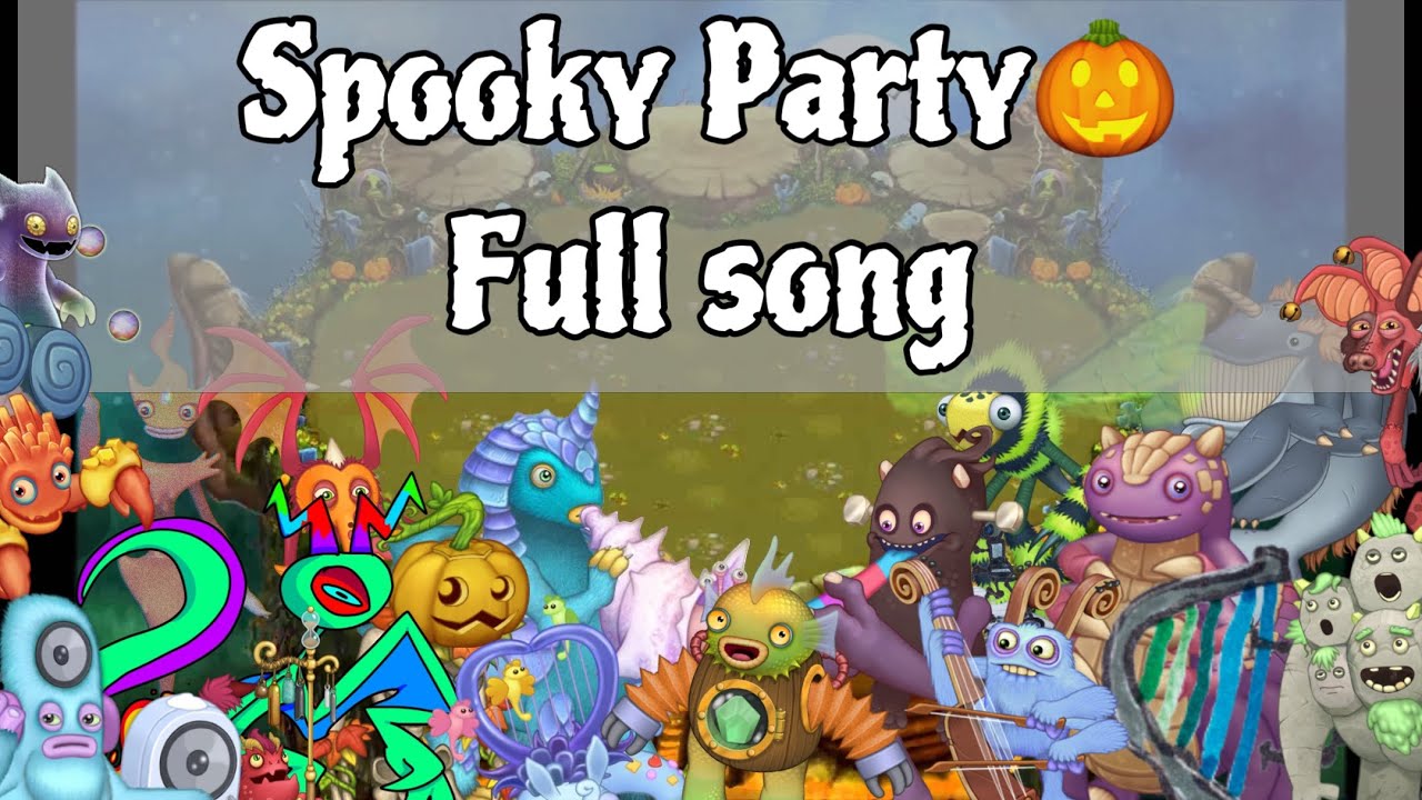 Spooky Party🎃 Full song (Halloween special) - YouTube