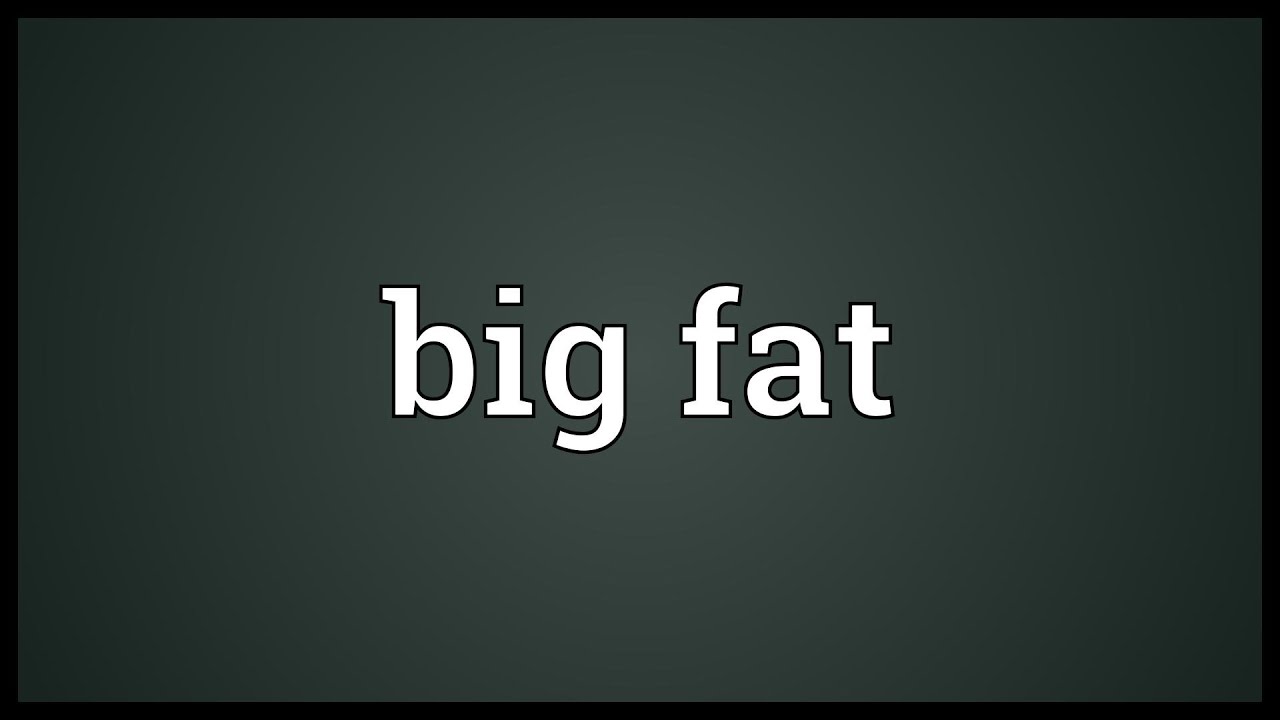 Big Fat Meaning YouTube big-fat-meaning-youtube