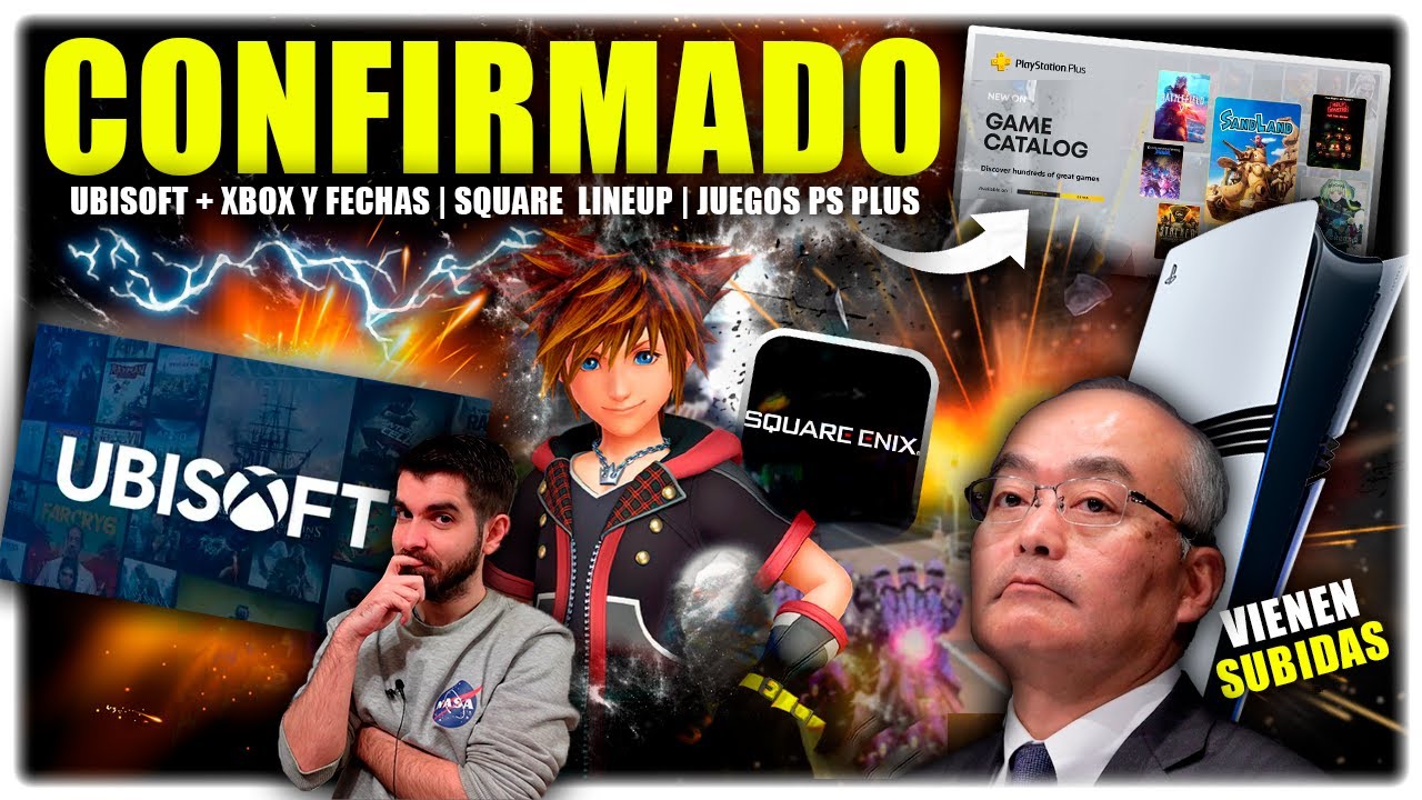 🎮 PS5 subirá PRECIOS | Xbox + Ubisoft CONFIRMADO | Adiós SQUARE ENIX ...